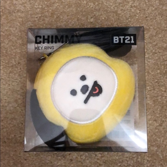 bt21 | Accessories | Bt2 Chimmy Face Plush Keychain | Poshmark